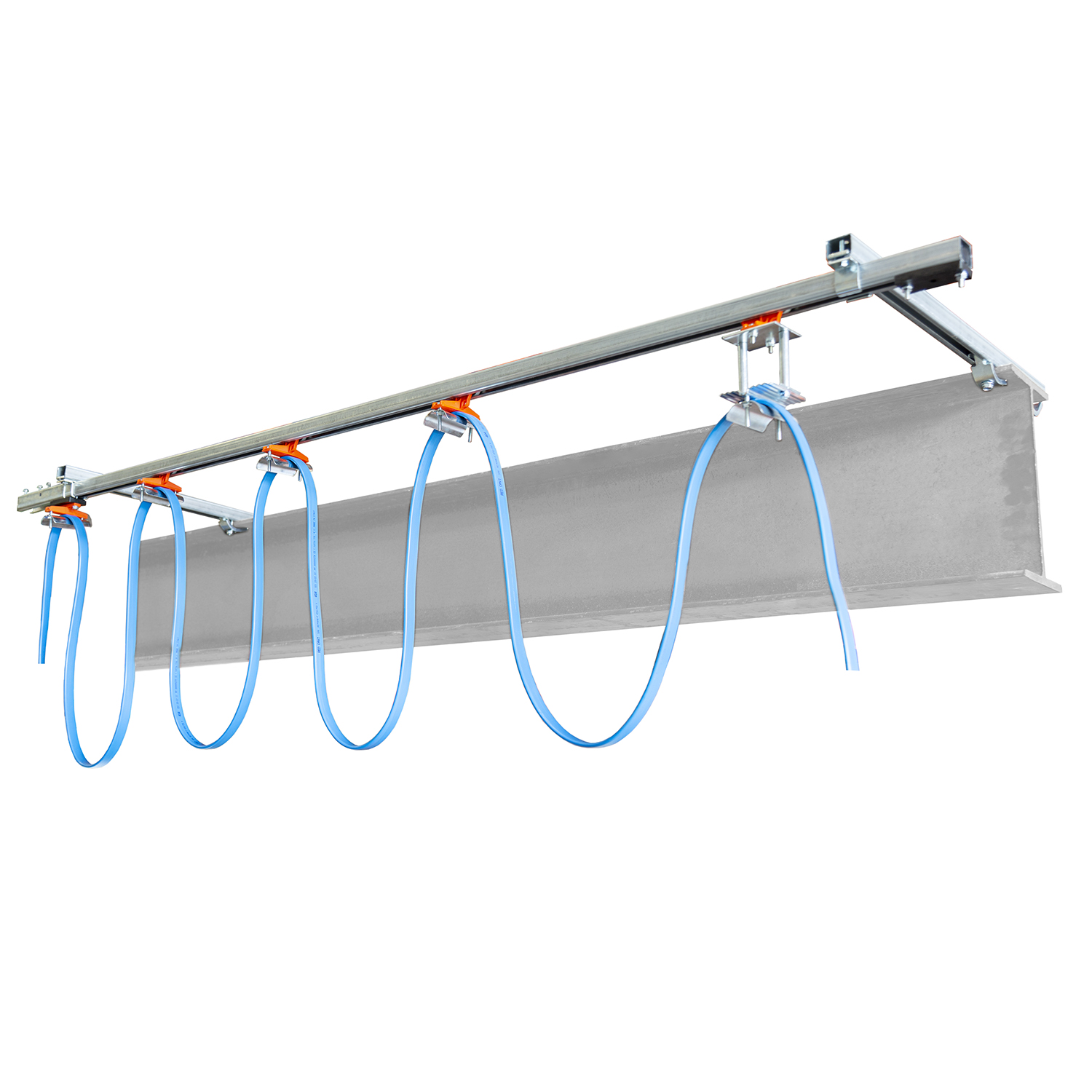 FLAT CABLE C-TRACK FESTOON KIT 20 meters long 65 ft 4x4mm2 Cable - Made ...